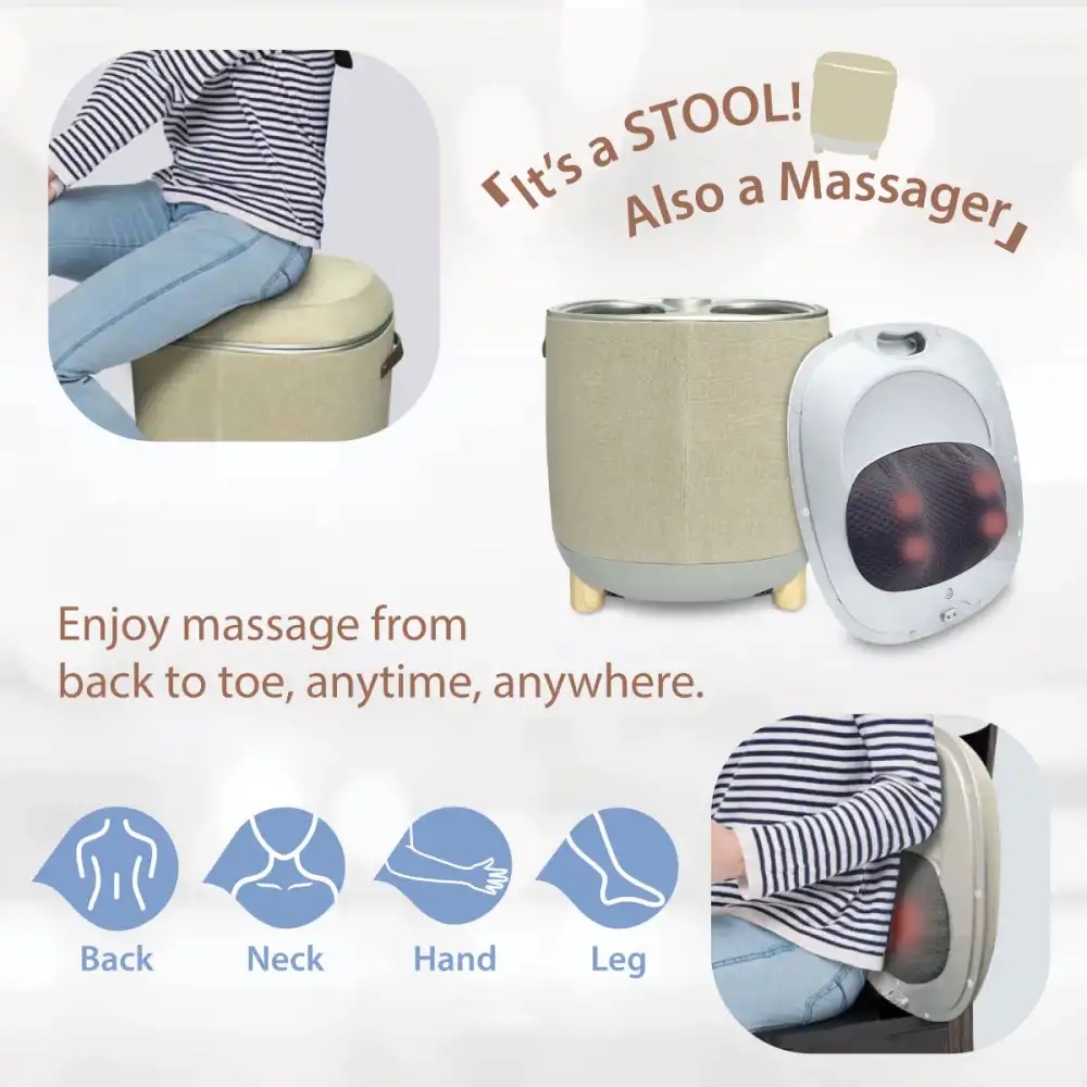 ITSU Mycubo Foot Massager Free iNeo Neck Massager - 2 in 1 Function ...