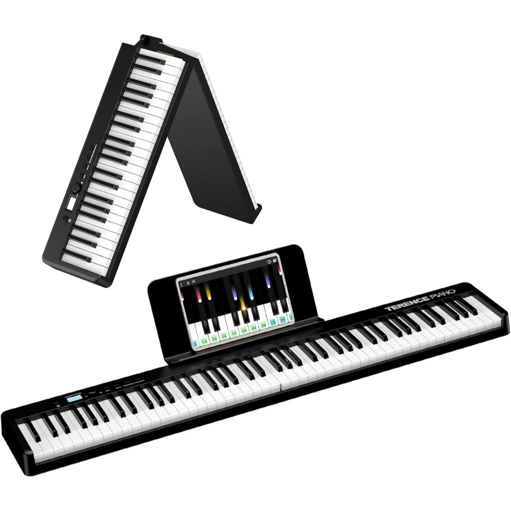 🔥🔥Foldable and Rechargeable 88 keys Piano Electronic Keyboard 電子琴 ...