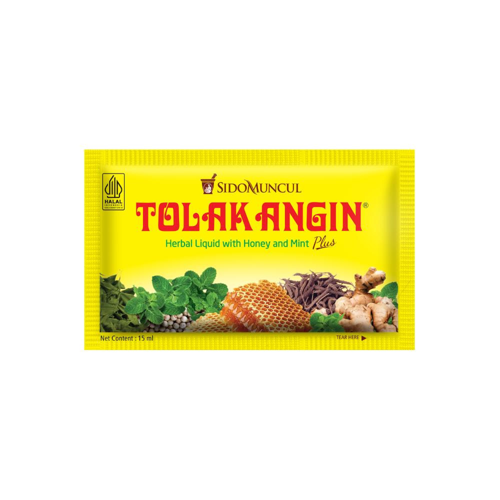 Sidomuncul Tolak Angin Herbal Liquid With Honey & Mint 15ml/Sachet ...