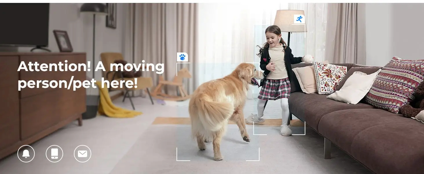 Reolink E1 Pro 5MP AI Wireless PT Smart Home Camera CCTV IP Super HD ...