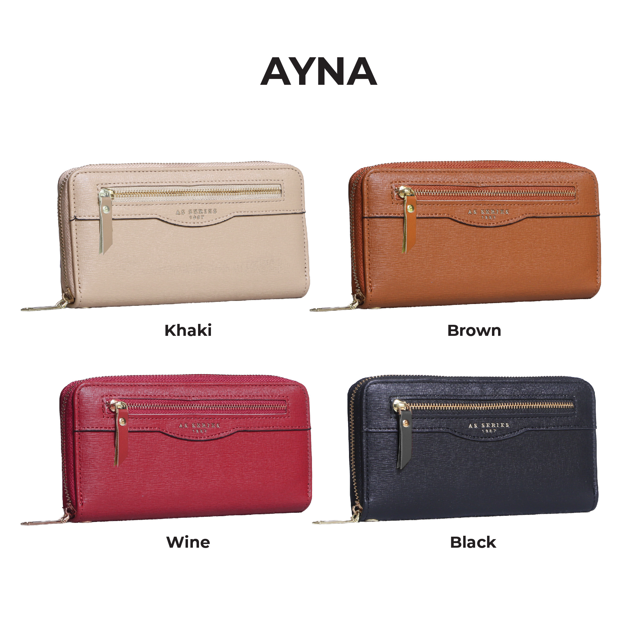 AYNA AS SERIES WALLET (VEGAN LEATHER) | Shopee Malaysia