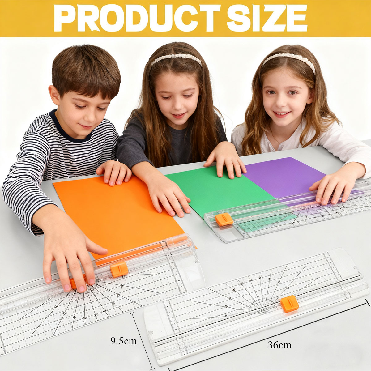 A4/A5 Paper Trimmer Plastic Paper Cutter Capacity 10 Sheets Portable ...