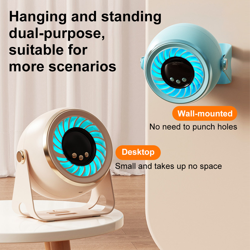 Multifunctional Electric Fan Circulator Wireless Portable Home Quiet ...