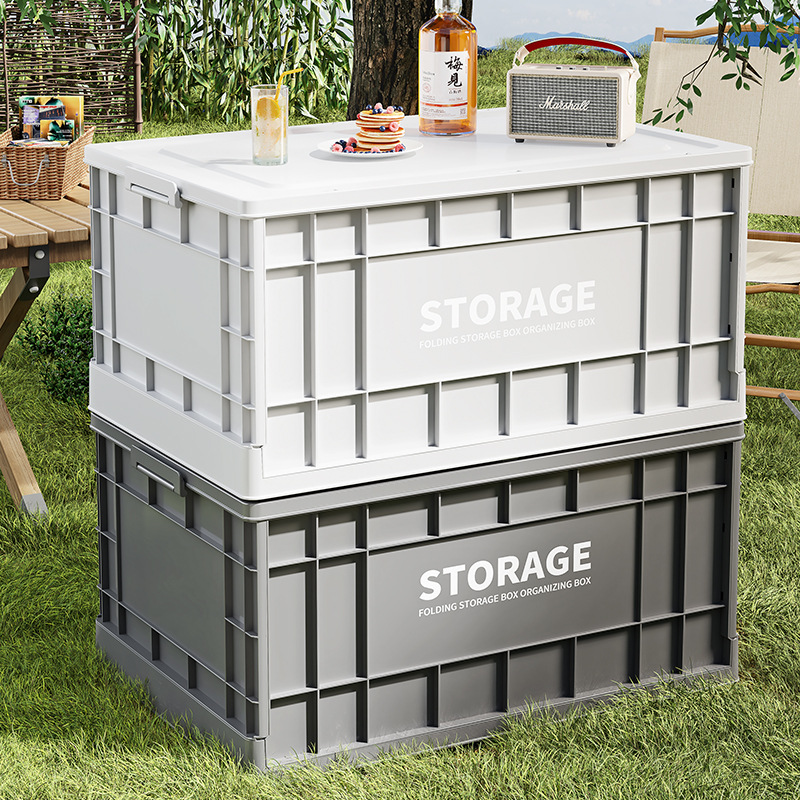 Large Capacity Multipurpose Stackable Collapsible Outdoor Storage Box ...