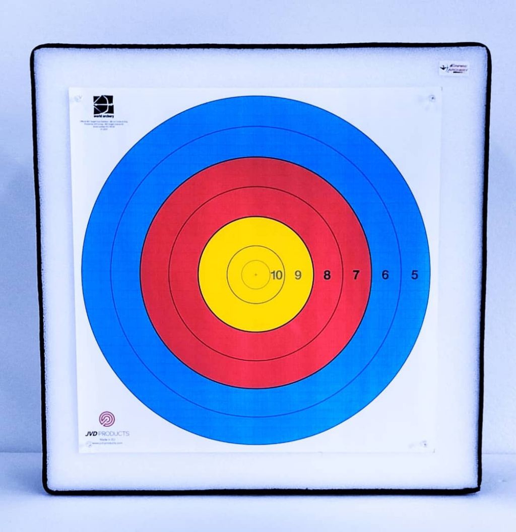 JVD ARCHERY TARGET FACE 80CM CENTER 6 RING (KERTAS TARGET SAHAJA ...