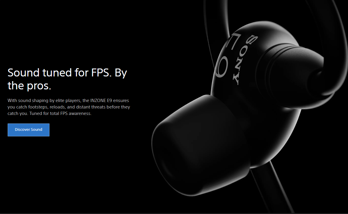 [NEW] Sony INZONE E9 In-ear Gaming Headphones | Superior Noise ...