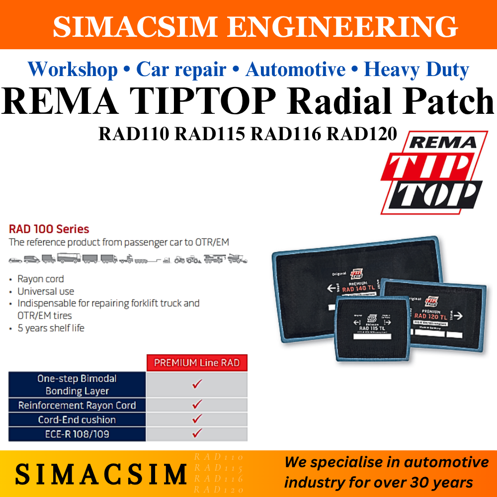 Rema Tip Top Radial Patch Tyre Patch | Shopee Malaysia