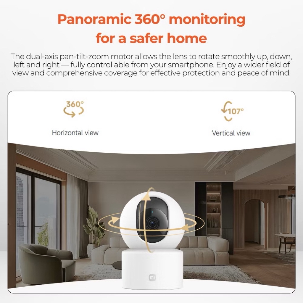 Xiaomi Smart Camera C201 (Global) Full HD Resolution | Colour Night ...