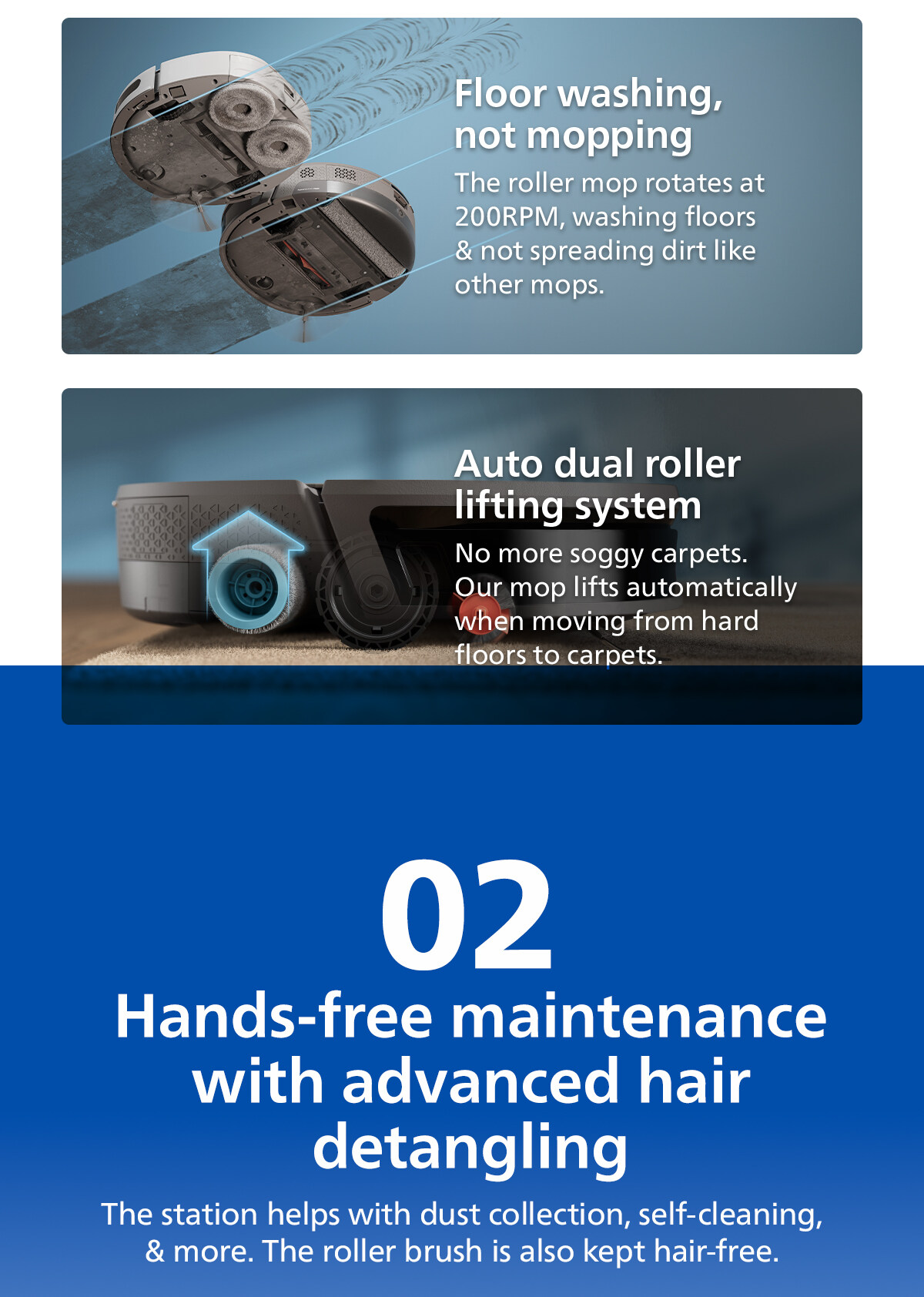 [NEW] PHILIPS 2-in-1 Vacuum & Wash Robot 9000 Series – XU9100/10 ...