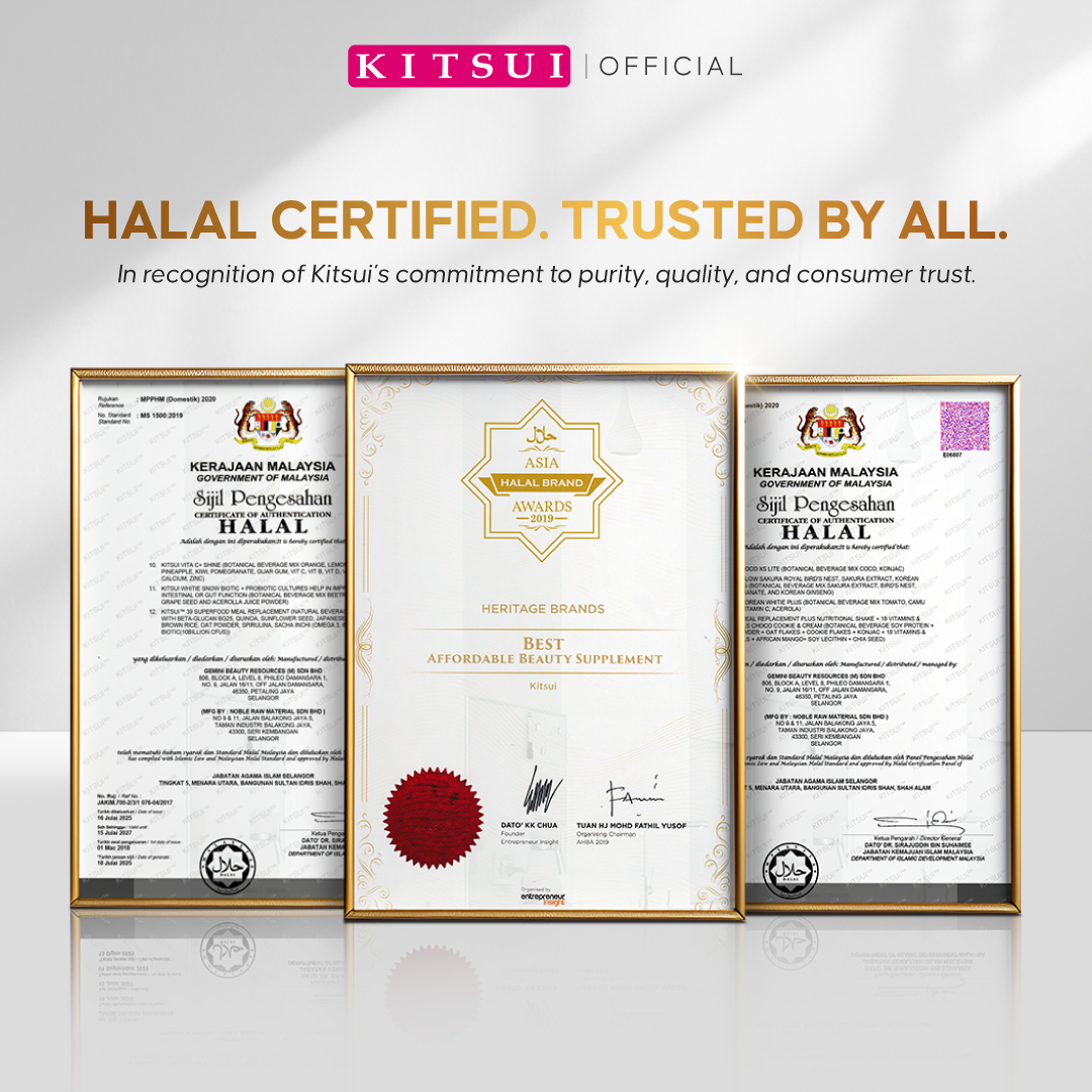 KITSUI Belloss Fiber | 15's x 15g - Halal Detox Fiber Drink | Sembelit ...