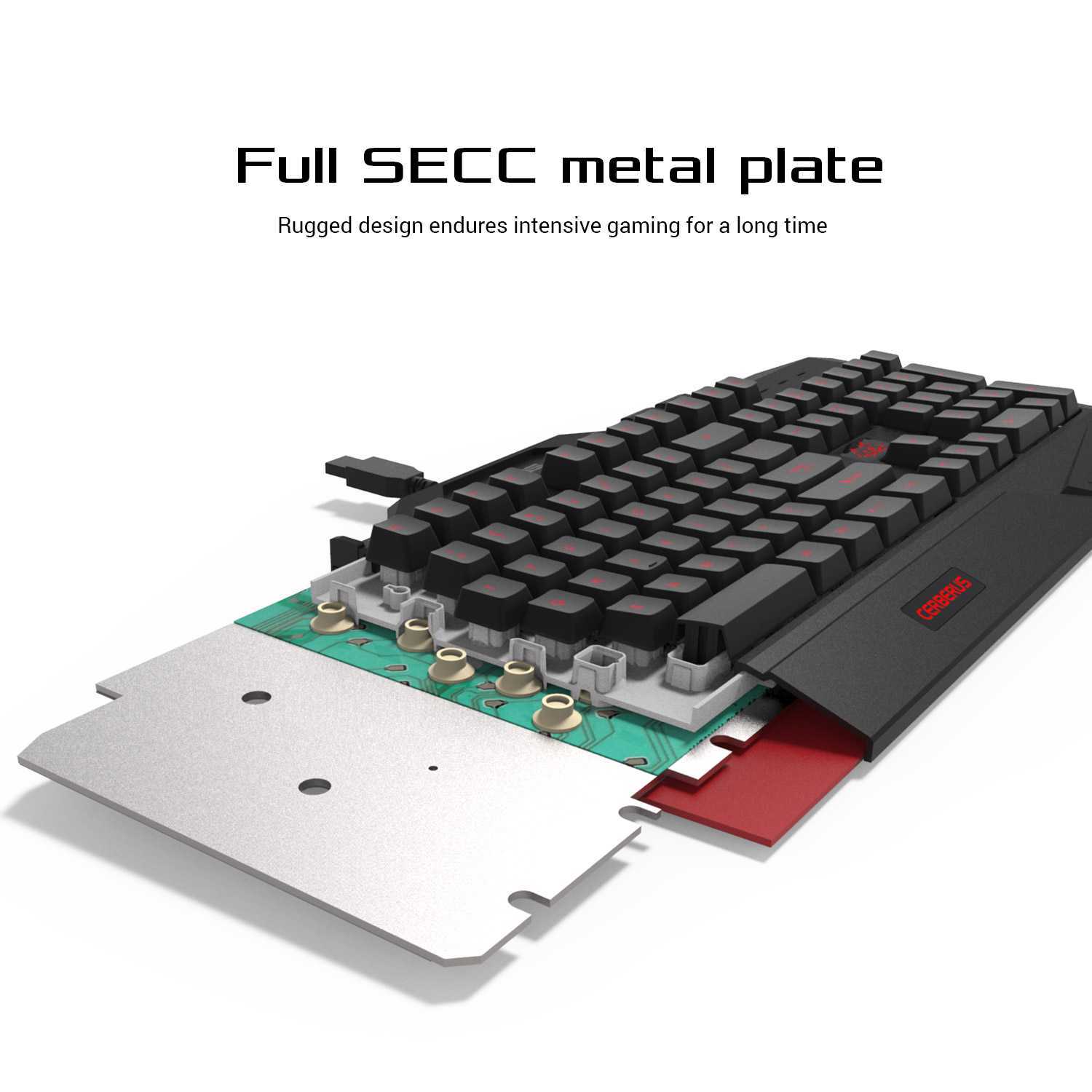 ASUS CERBERUS MKII MEMBRANE WITH RUBBER DOME LED BACKLIGHT WIRED ...