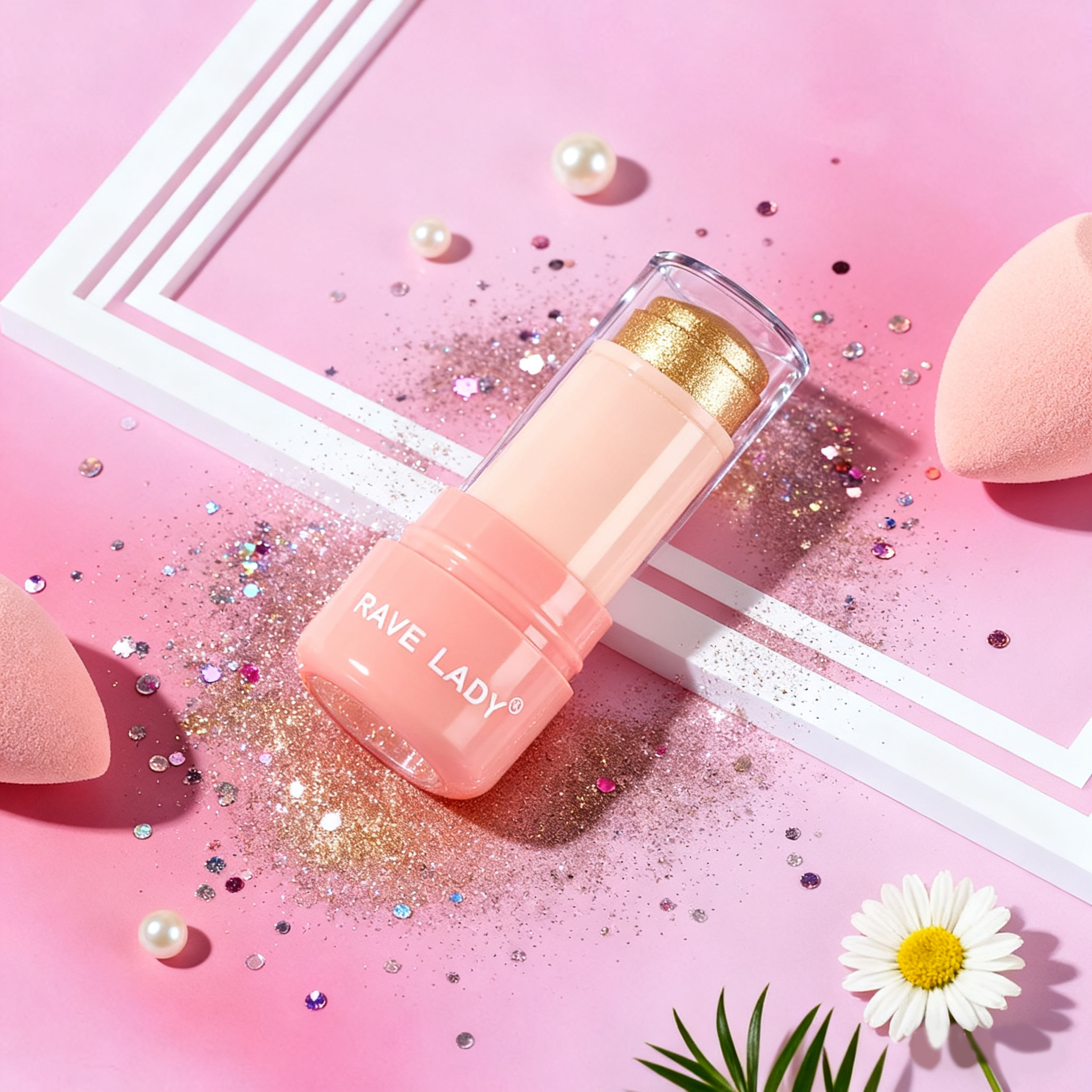 rave Lady Lazy Girl Facial Blush Concealer Stick - Silky Smooth No ...