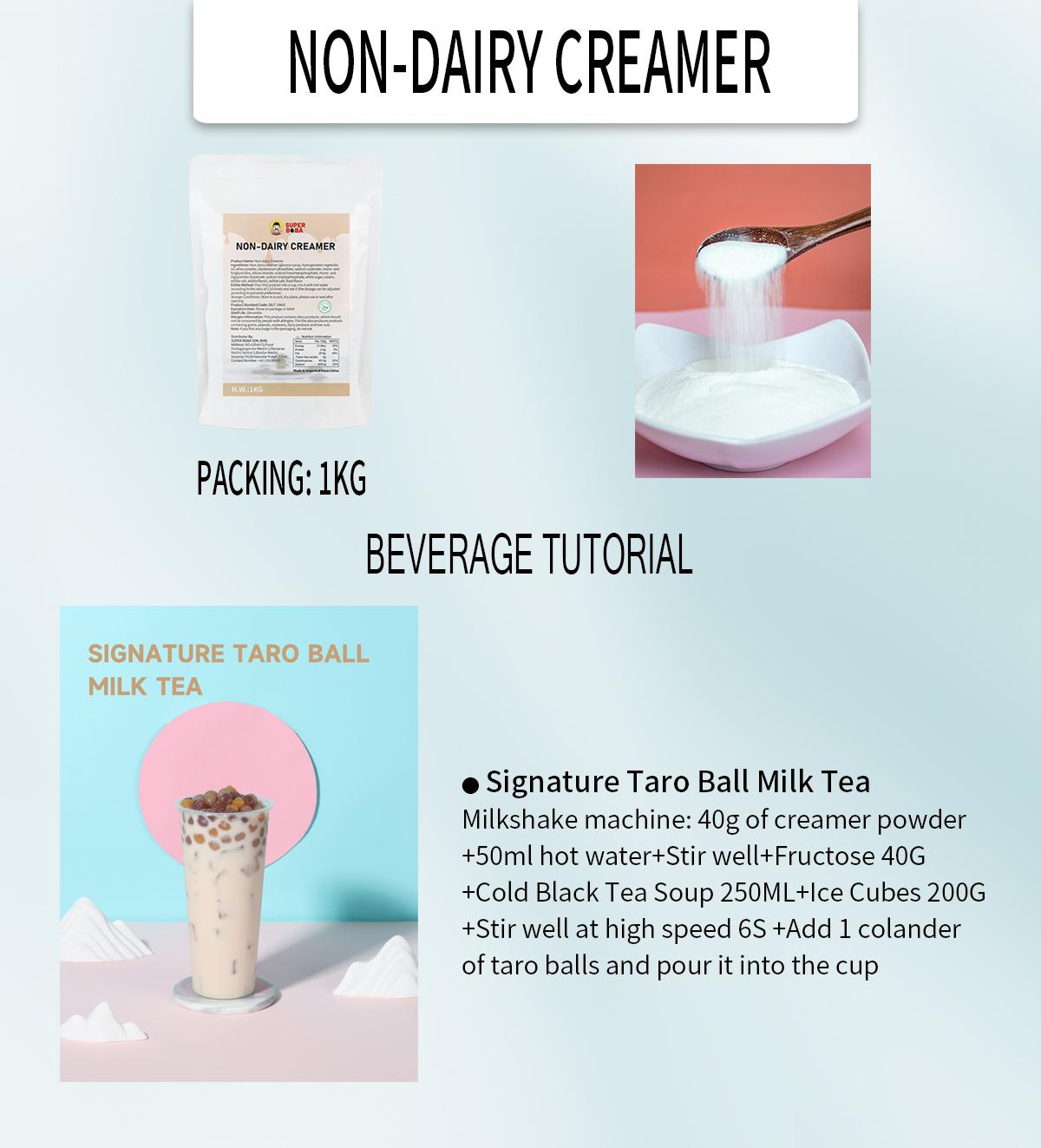 🔥Halal |Super Boba Non-Dairy Creamer for Milk Tea 1kg Used for ...
