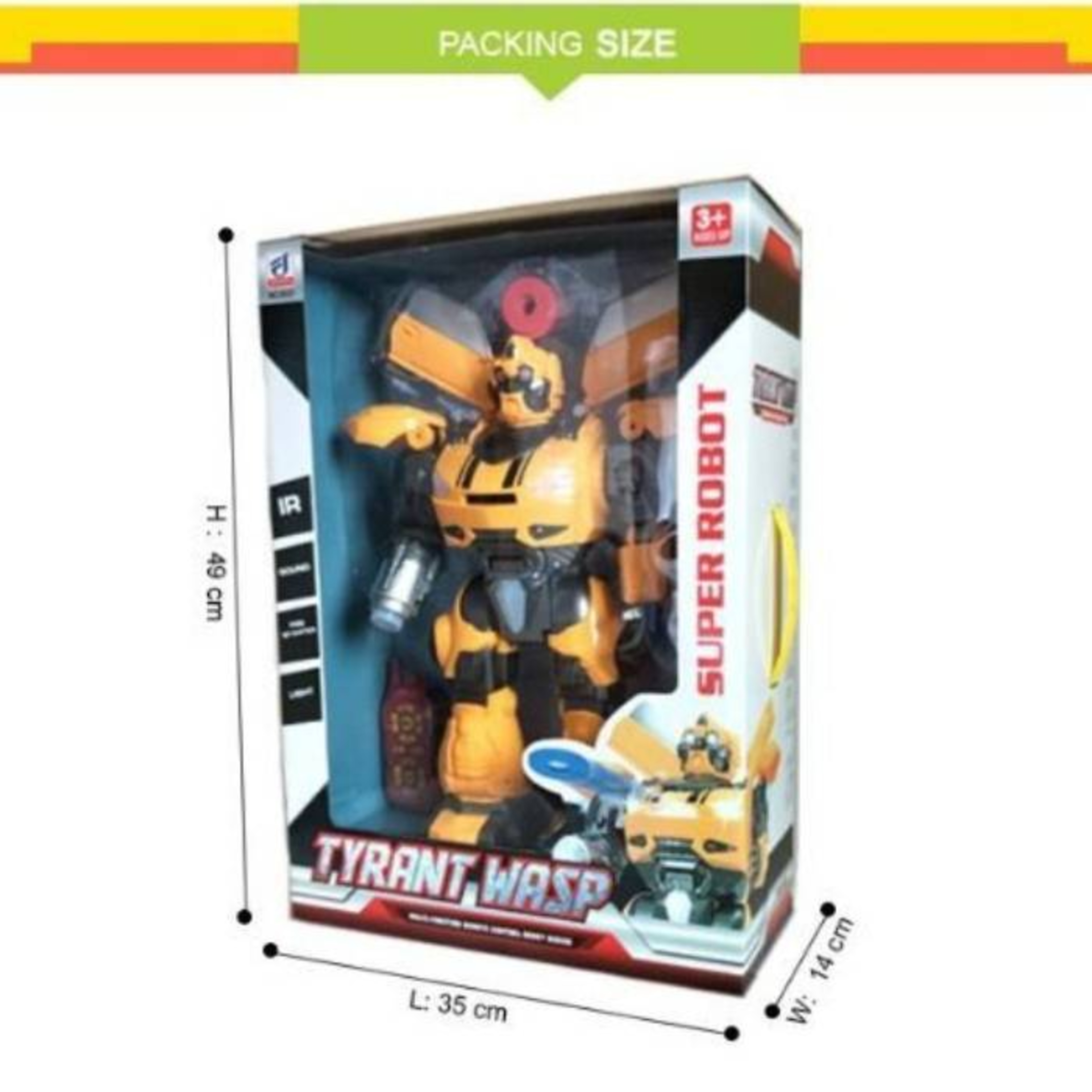 TYRANT WASP Super Big Fighting Robot – Remote Control Robot with Lights ...