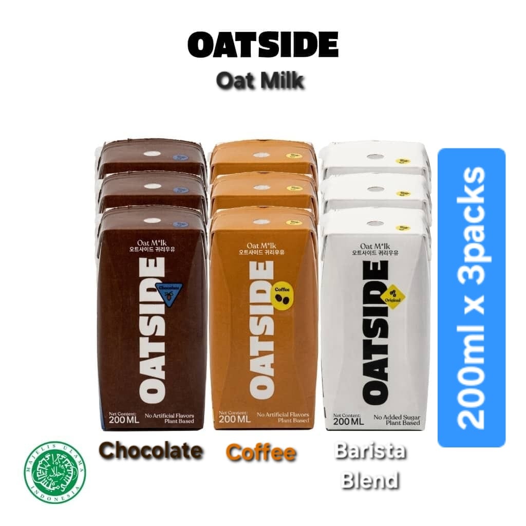 Oatside Assorted Tri Flavor Oat Milk {Barista Blend / Chocolate ...