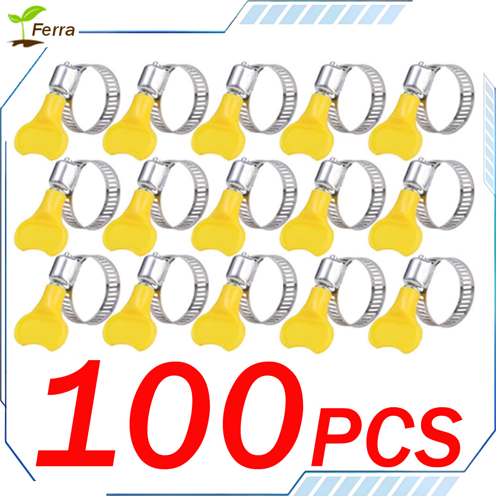 Hose Clip Butterfly Hose Clamp Clamp Pipe Clip PVC Pipe Clamp Stainless ...
