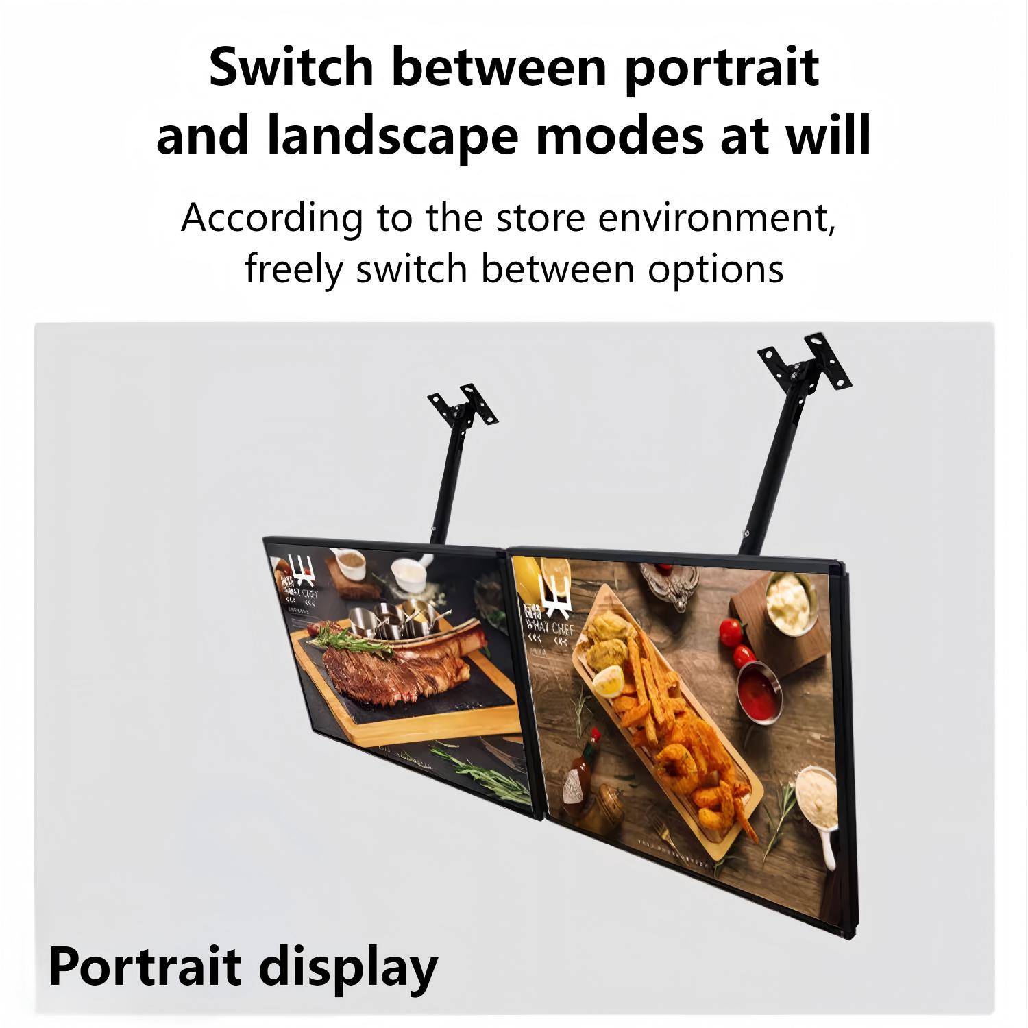 Ceiling advertising lightbox coffee and milk tea shop advertising ...