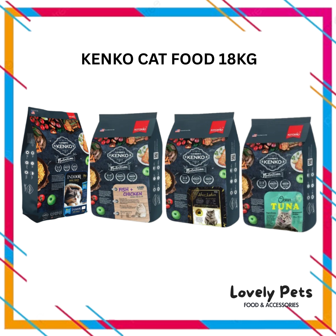 Kitomo Kenko Nutrition Super Premium Dry Cat Food 18kg (Fish & Chicken ...