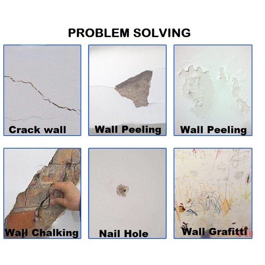 1KG Wall Repair Cream Waterproof Putty Filler Anti Crack Wall Repair ...