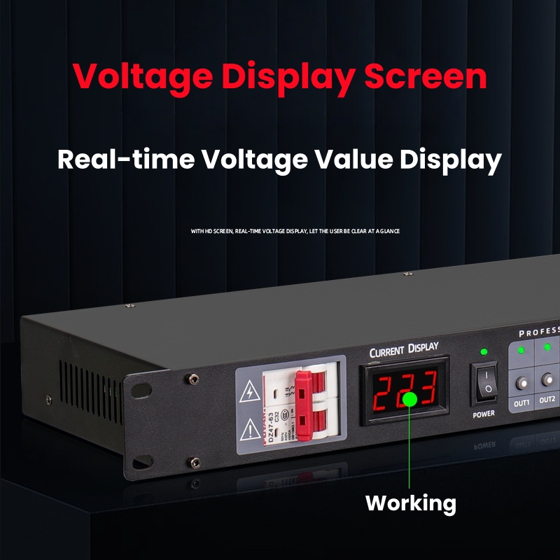 Professional Power Sequencer 8 + 2 Channel power supply intelligent ...