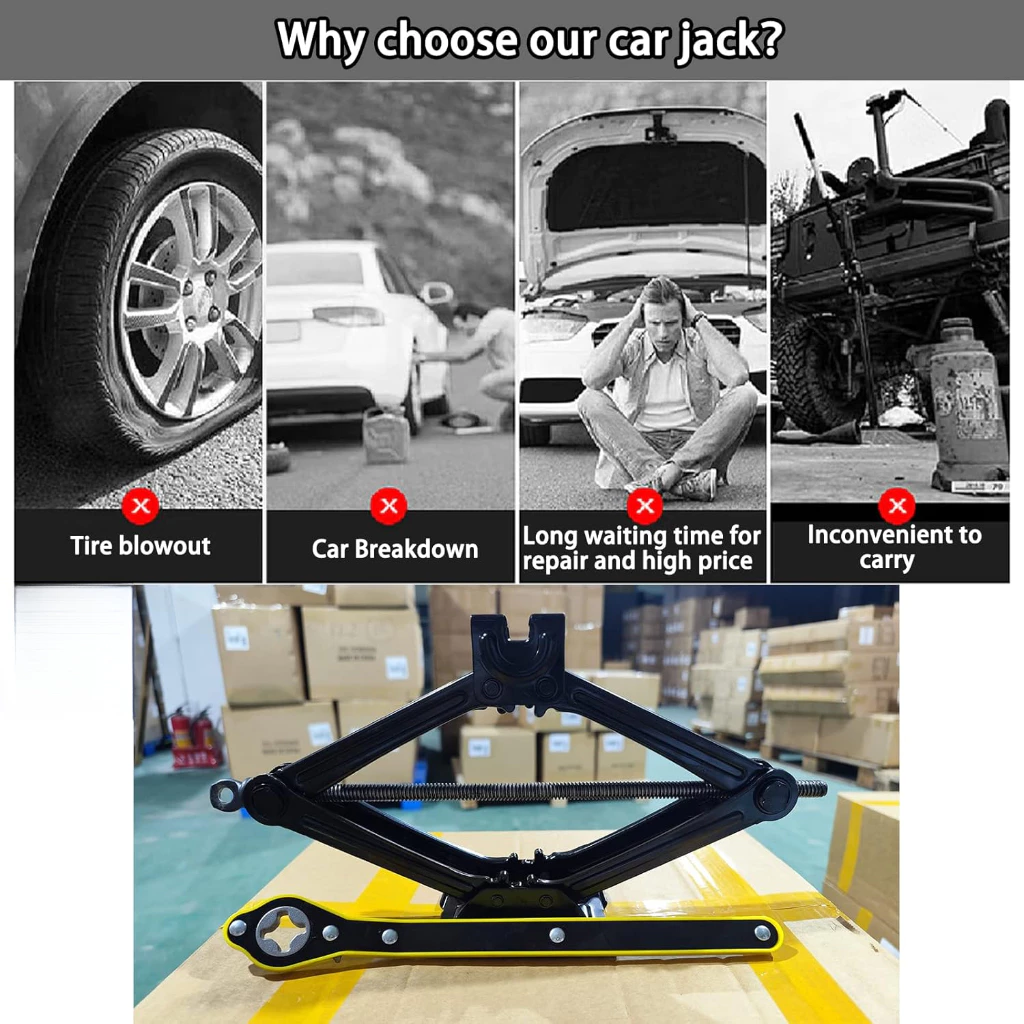 2 Ton Car Jack Scissor Jack Car Jack Vehicle Jack 2 Ton Scissor Jack ...