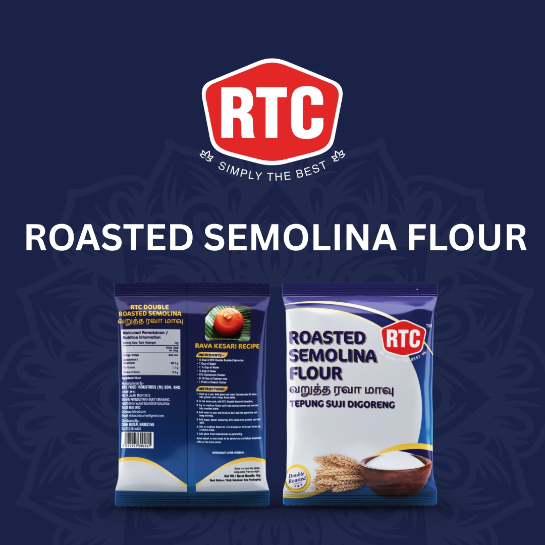 RTC TEPUNG SUJI KASAR / DOUBLE ROASTED SUJI FLOUR COARSE / SEMOLINA BIG ...