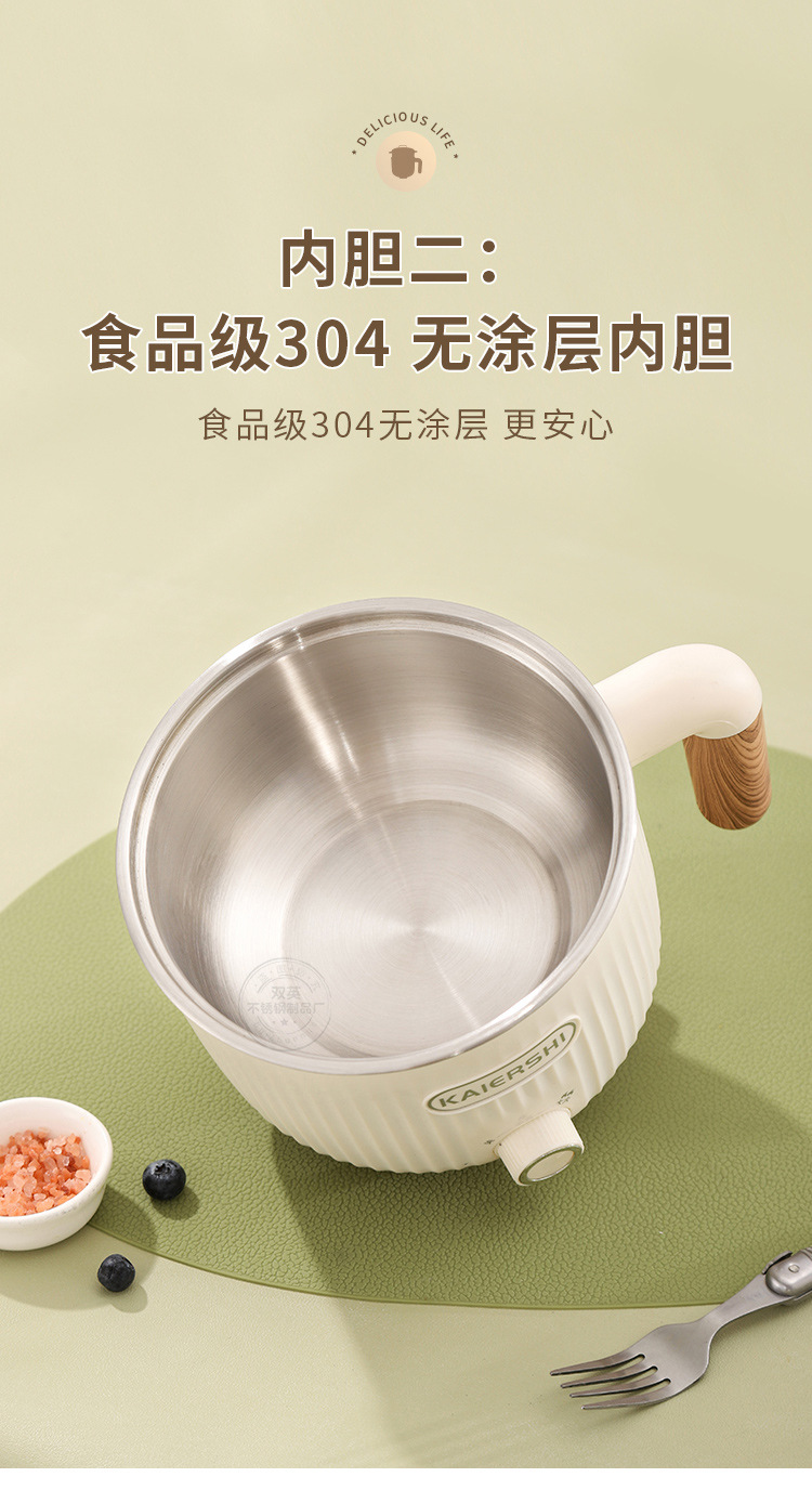 KAZEON Multi Functional Electric Cooking Pot 2L, Steaming, Boiling ...