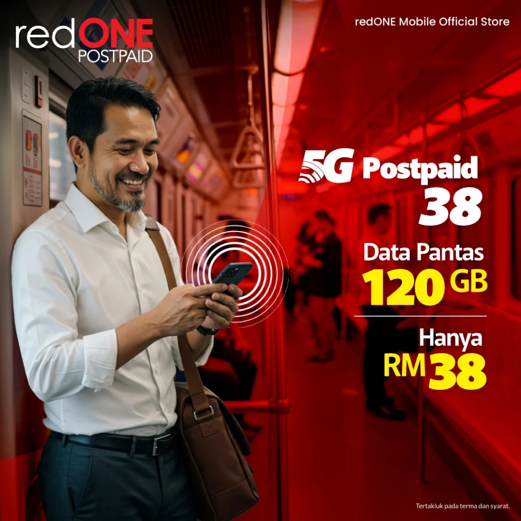 redONE Postpaid 38 SIMCard : 120GB High-Speed Internet + Unlimited ...