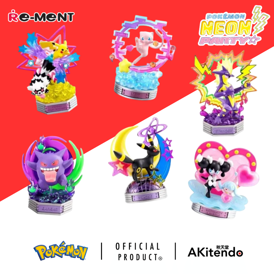 Re-Ment Pokemon Neon Party Blind Box (Random) | Shopee Malaysia