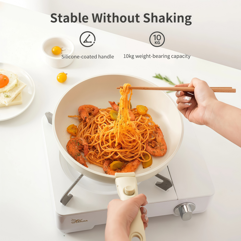 Detachable Handle Pot 5PCS Household Utensils Set Non-stick pan FryPan ...