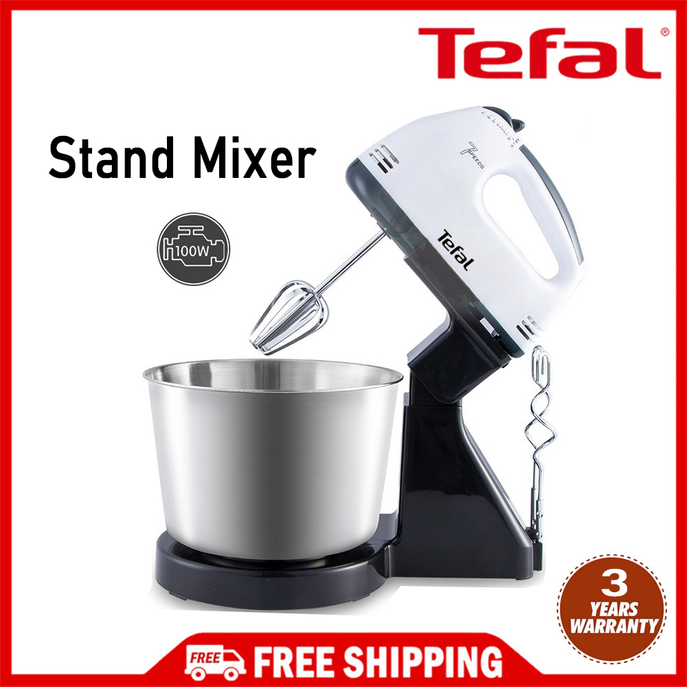 Tefal Stand Mixer 7 Speed Stainless Steel Bowl Mixing Baking Cooking ...