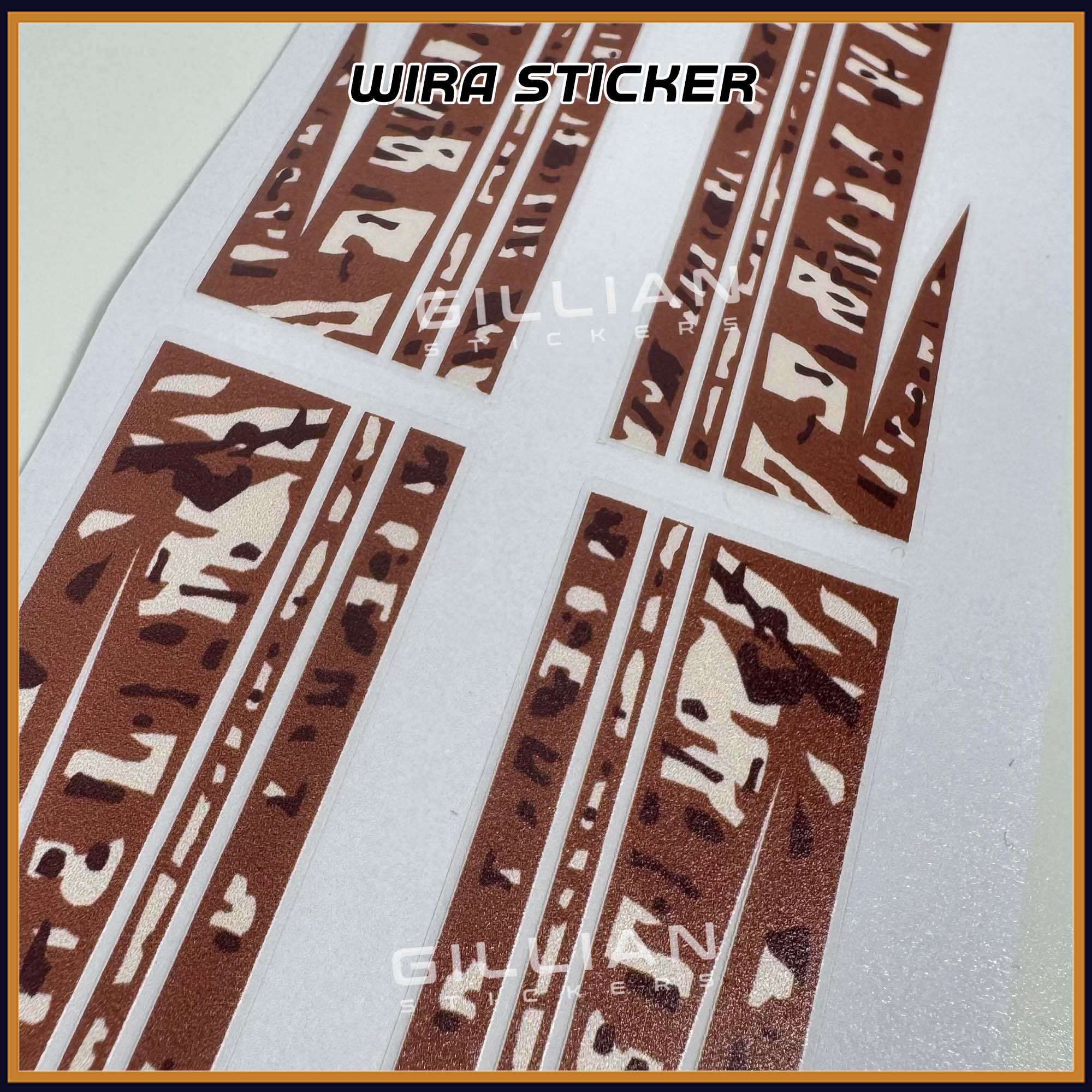 Proton Wira 10 Original Design Car Body Sticker ( 1 Set 2 Pcs Left ...