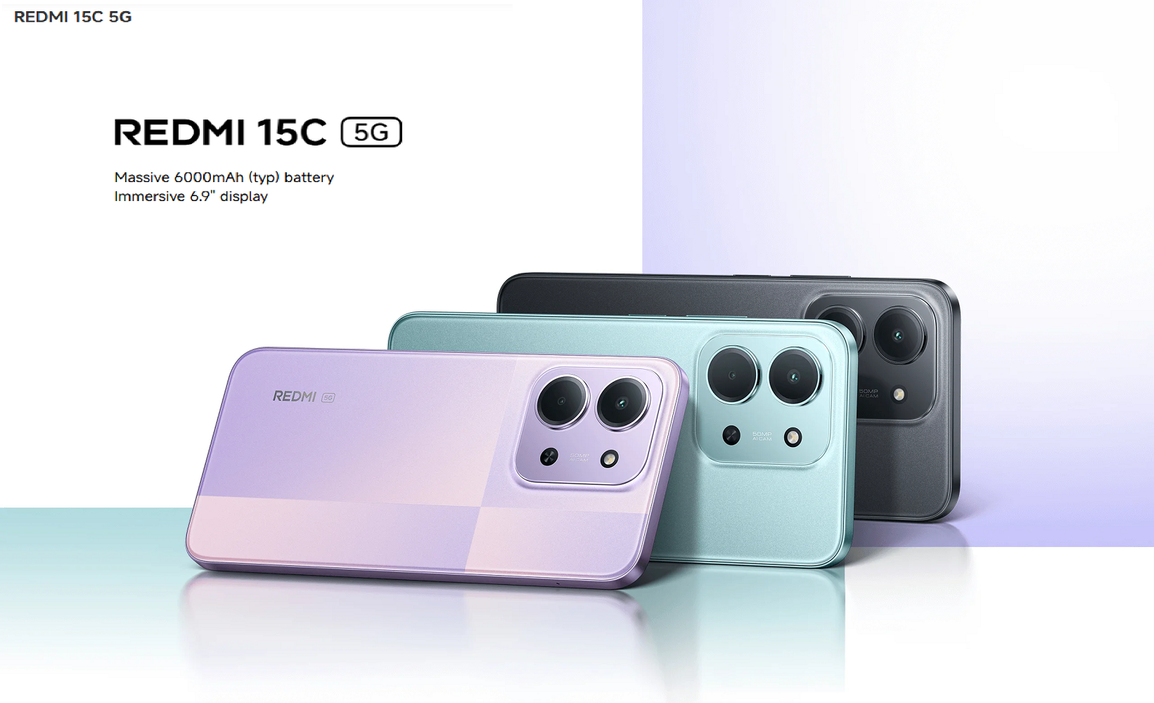 [Malaysia Set] Xiaomi Redmi 15C 5G 16(8+8)GB RAM 256GB 6.9 inch 120Hz ...