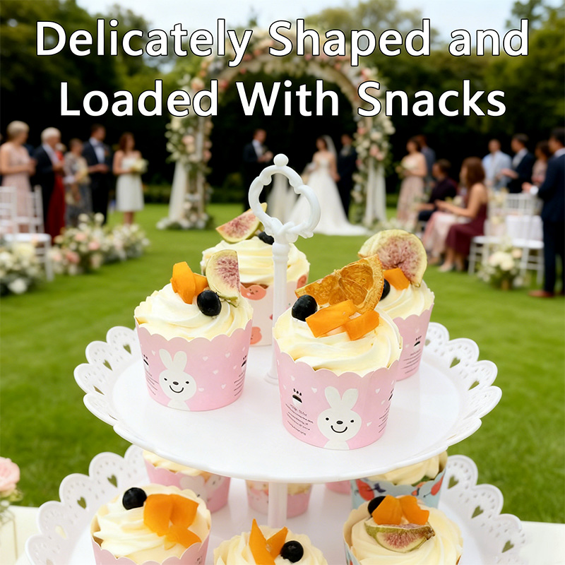 2/3 Tier Wedding Dessert Display Rack Tray Cupcake Cake Stand Plate ...