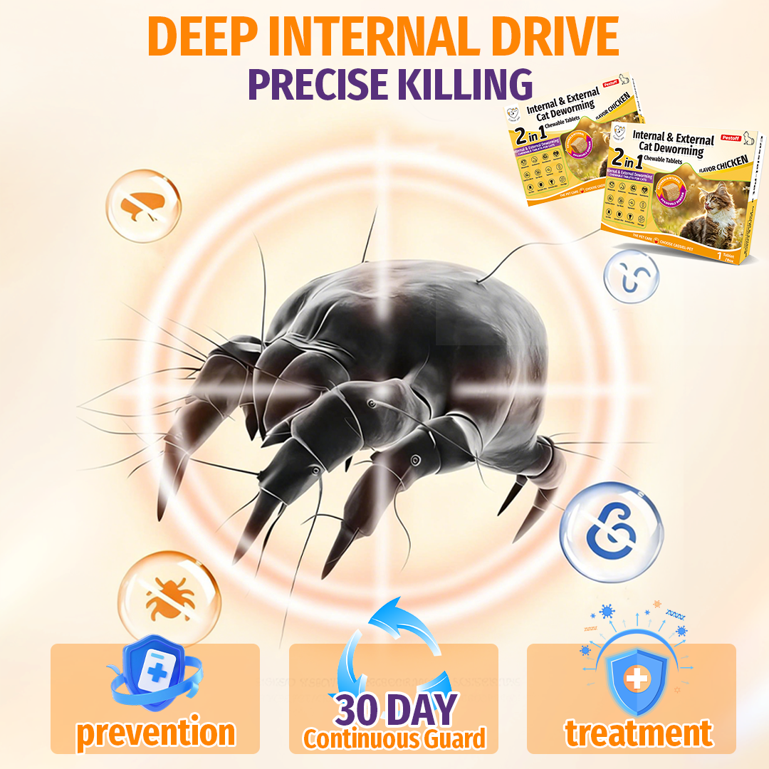 Cassiel Pet Chewable Tablet Anti Tick And Flea Dewormer For Dogs Puppy ...