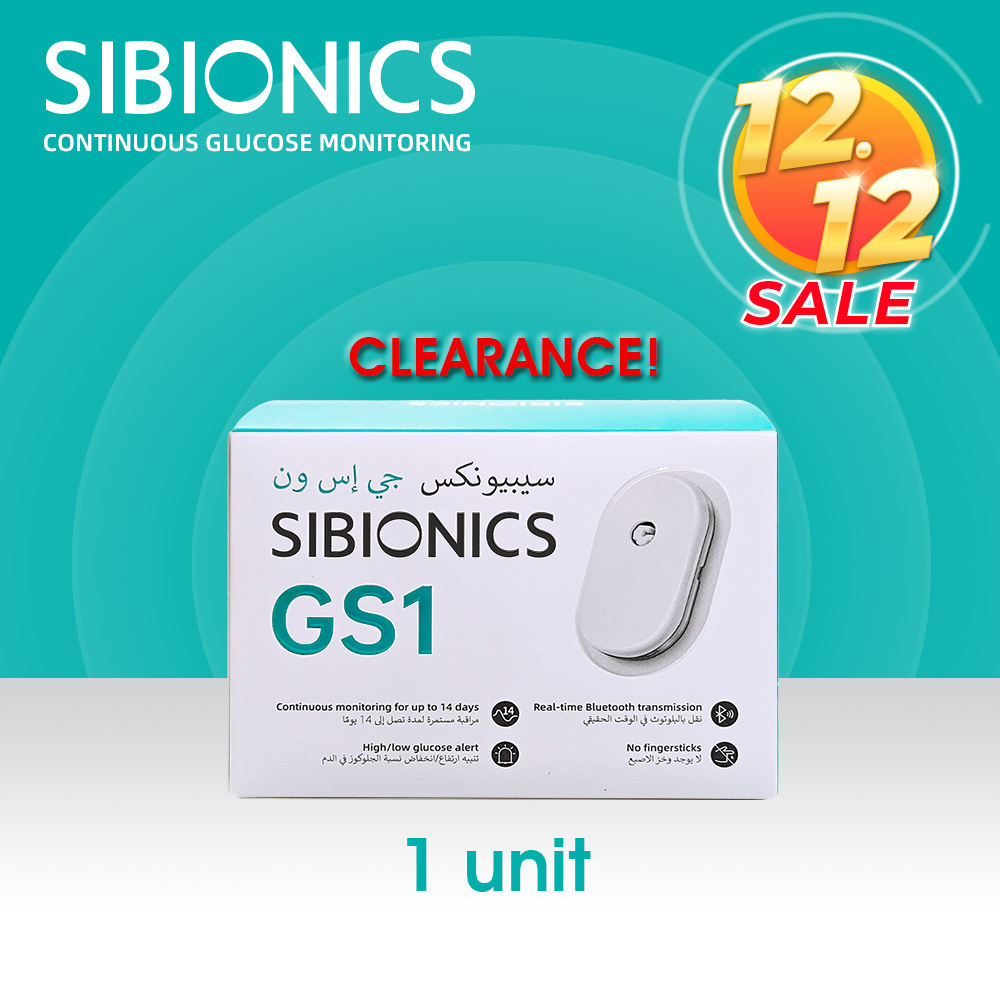 SIBIONICS CGM - 24 hours Continuous Glucose Monitoring System GS1 ...