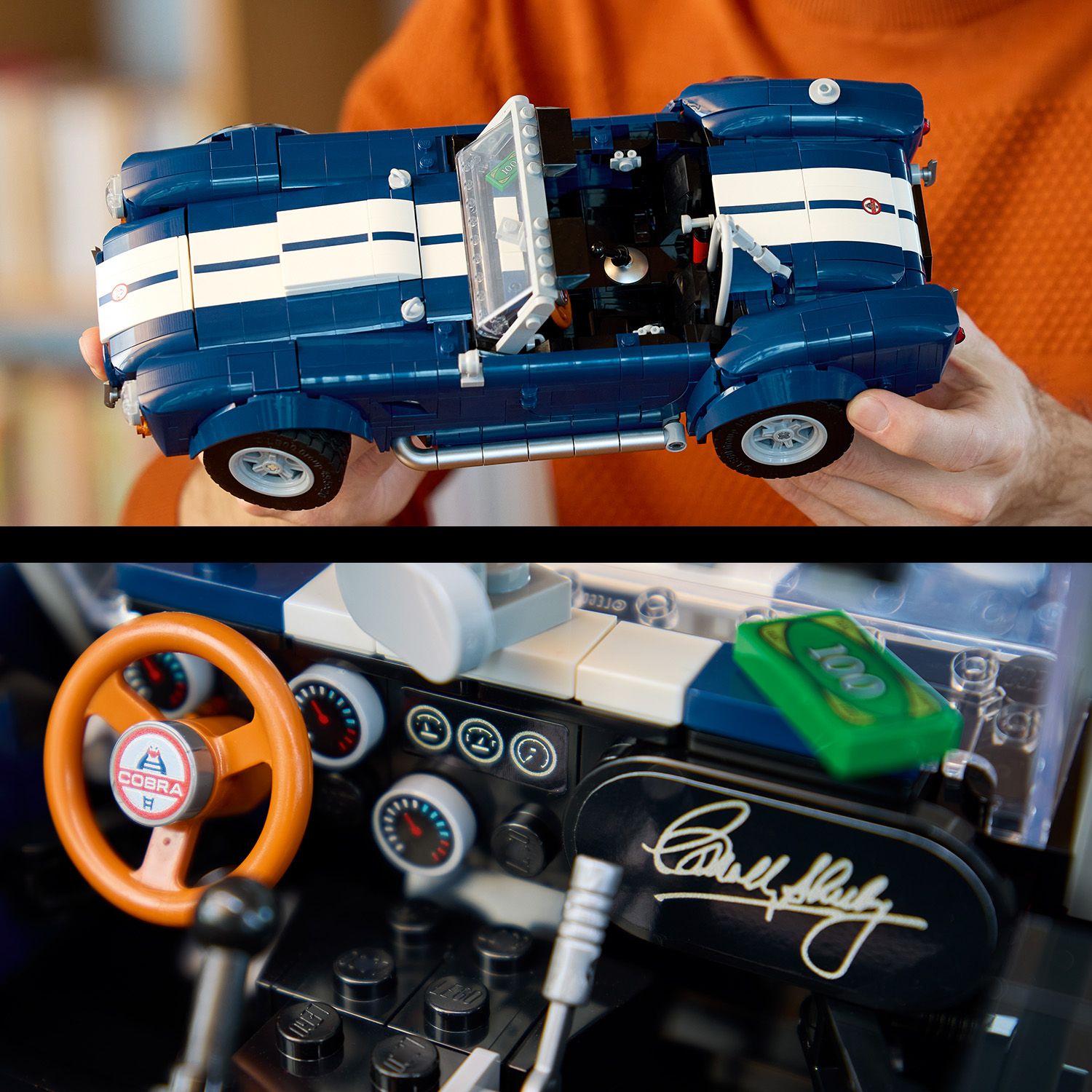 LEGO Icons 10357 Shelby Cobra 427 S/C (1241 Pieces) | Shopee Malaysia