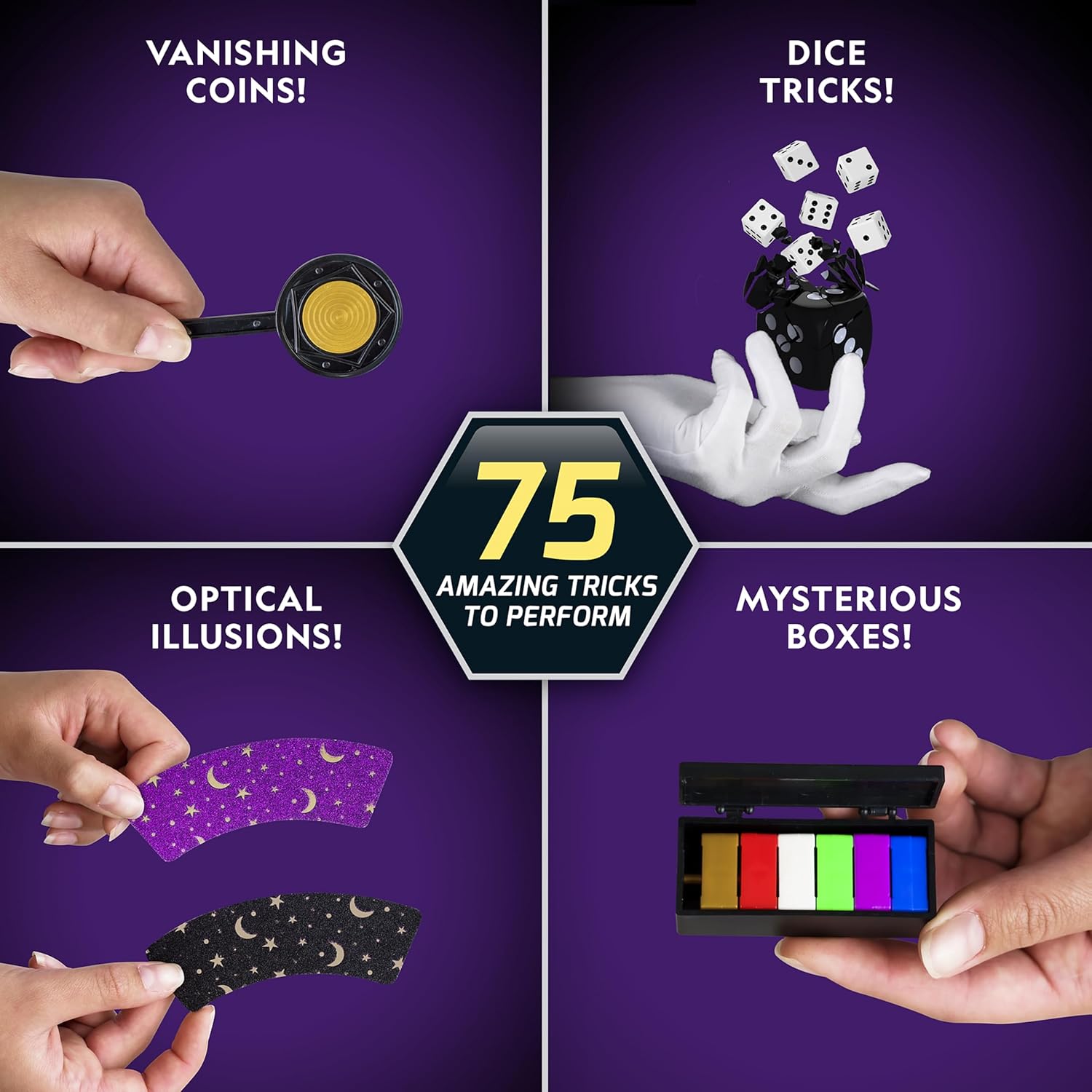 National Geographic Mega Magic Set - More Than 75 Magic Tricks for Kids ...