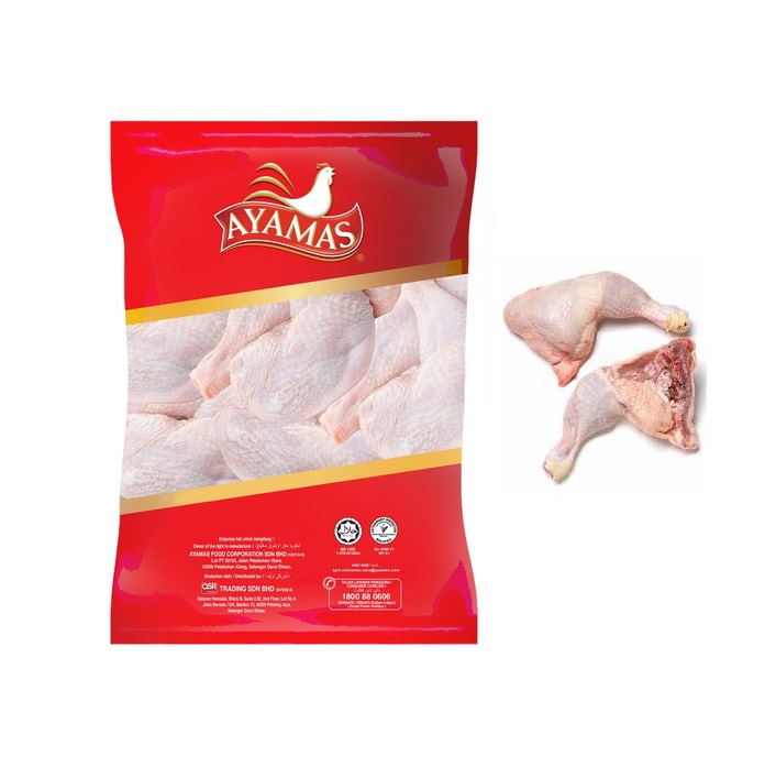 Ayamas Frozen Chicken Whole Leg, Potongan Kaki Ayam Beku 2Kg | Shopee ...