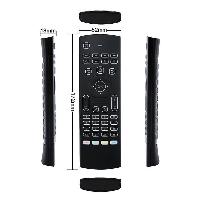 MX3 2.4G Wireless Remote Control Air Mouse Keyboard Controller for ...