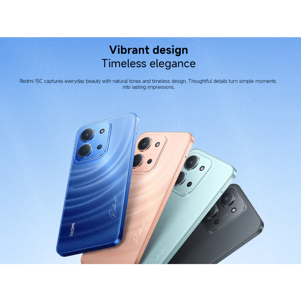 Redmi 15C 5G 8GB+256GB Immersive 6.9" Display | 50MP AI Camera ...