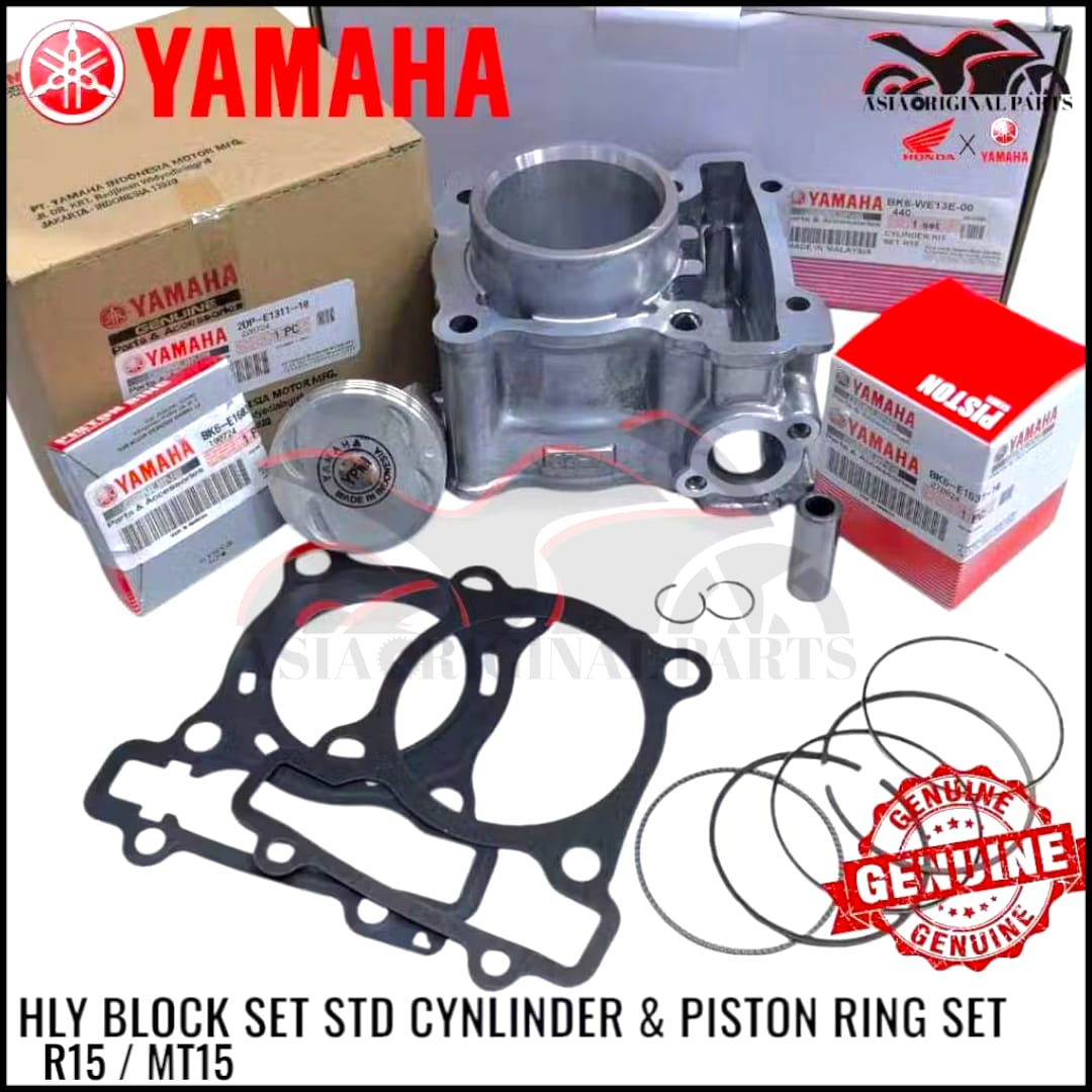 ORIGINAL HONG LEONG YAMAHA R15 MT15 CYLINDER BLOCK STD BLOK SET DAN ...