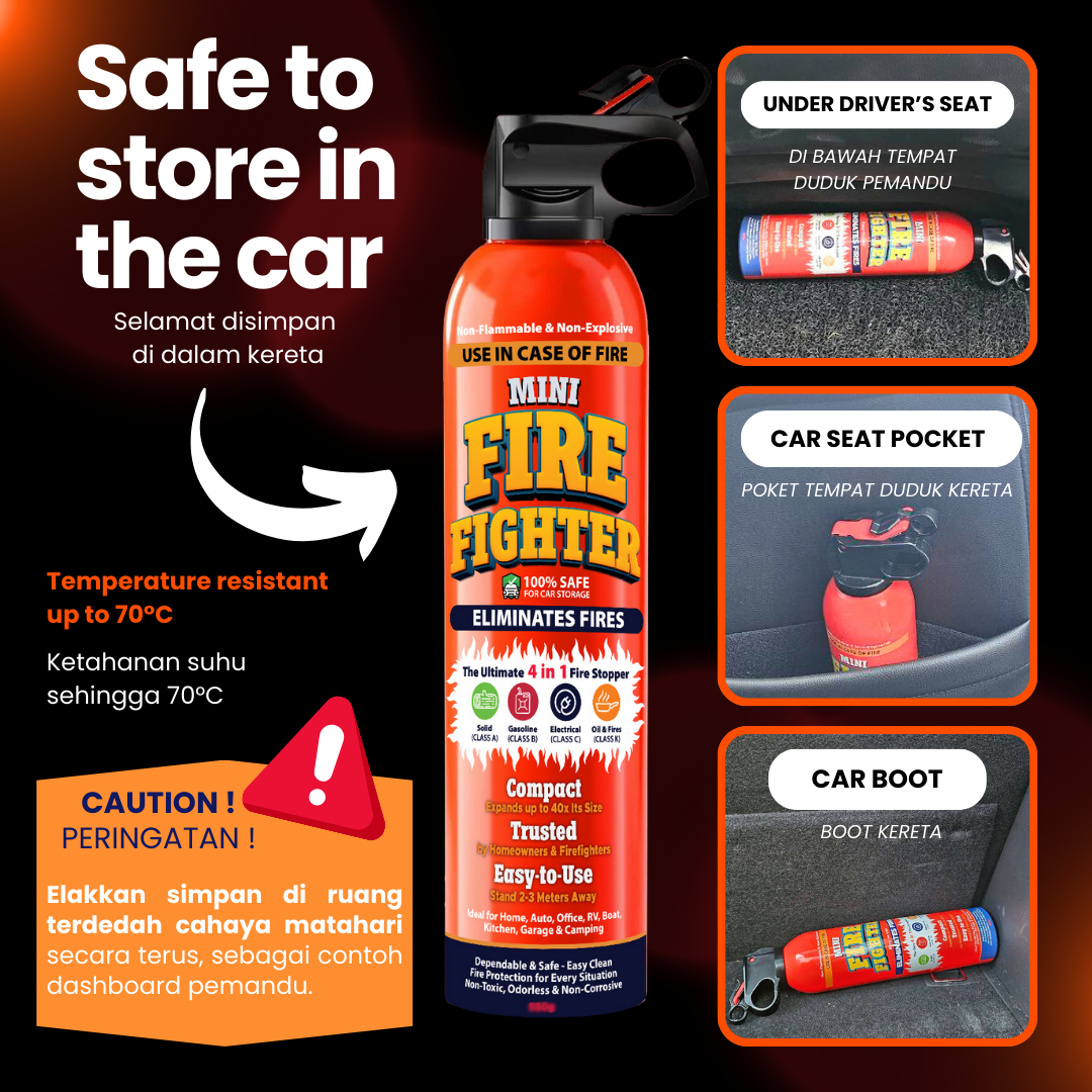 New Technology 4 in 1 Mini Firefighter Water-Based Portable Fire ...