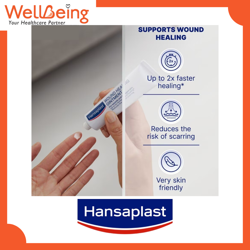 HANSAPLAST Wound Healing Ointment Reduce Scar Fragrance-free No ...