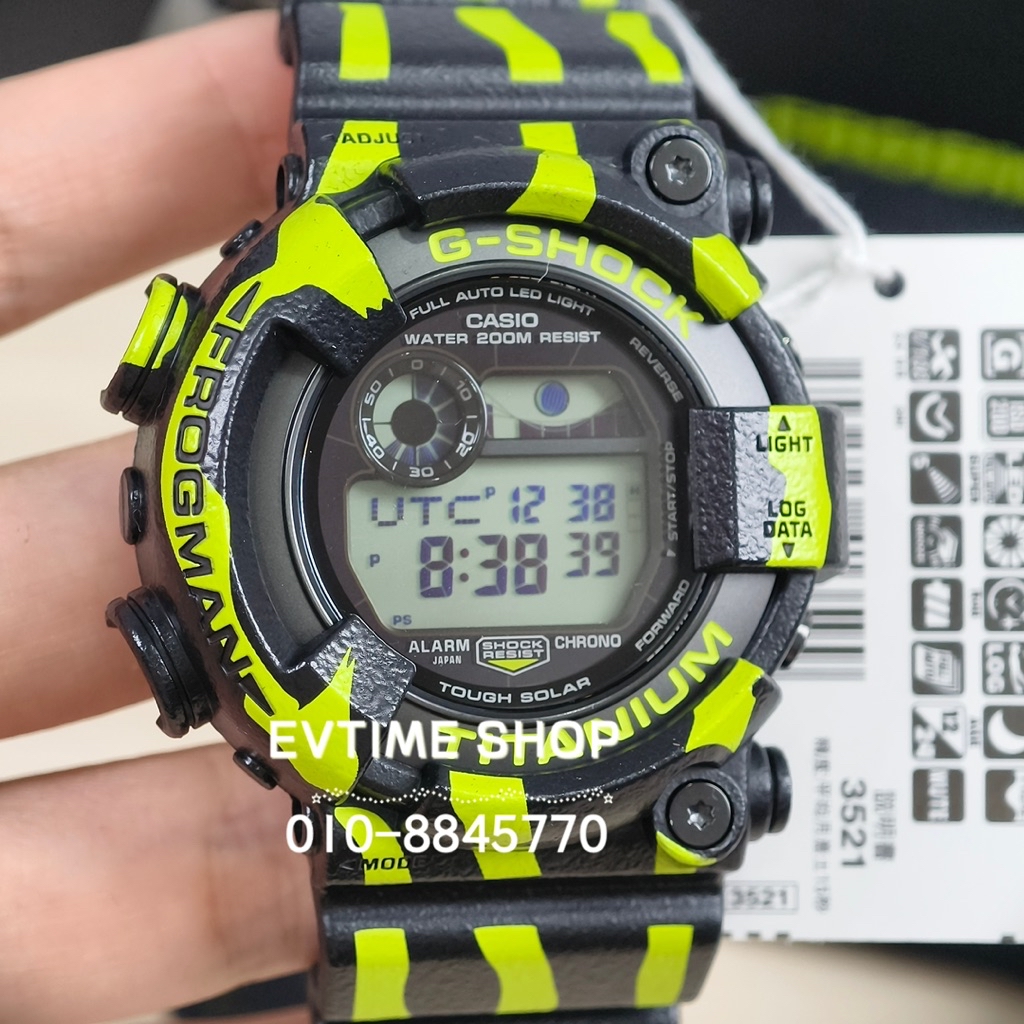 100% ORIGINAL CASIO G-SHOCK FROGMAN THREE-STRIPED POISON DART FROG GW ...