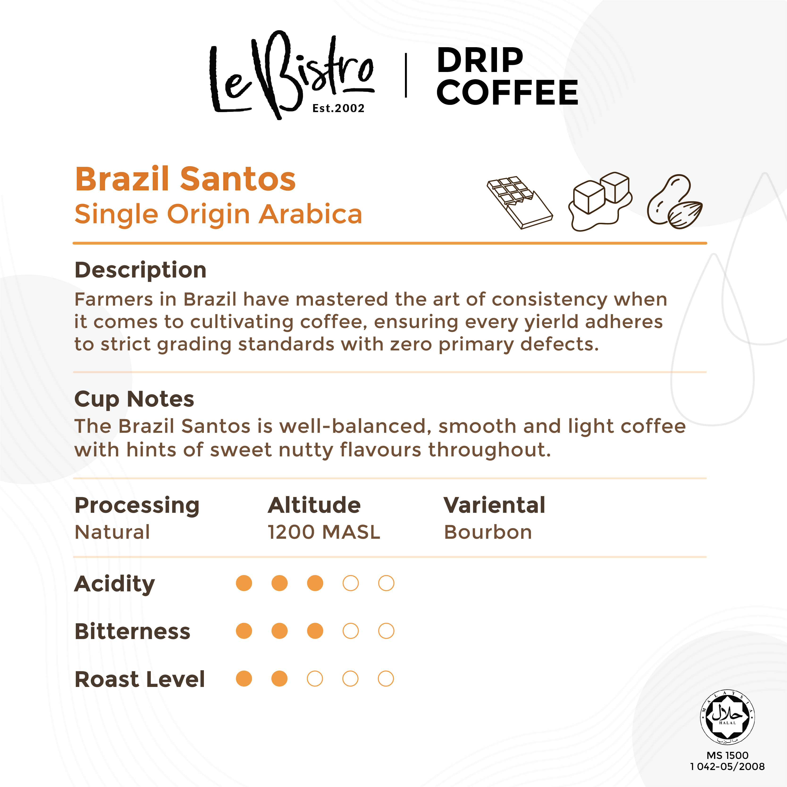 LeBistro Hanging Ear Drip Coffee, 10 Sachets, Essence Single Origin ...