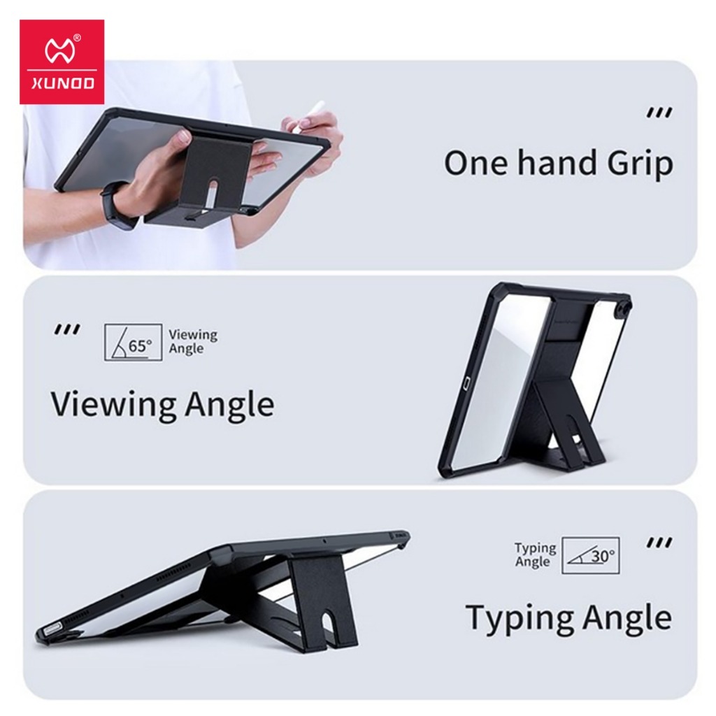 XUNDD Beatle Stand Tablet Case for iPad Pro 13/11/10th 10.9/A16/Pro 12 ...