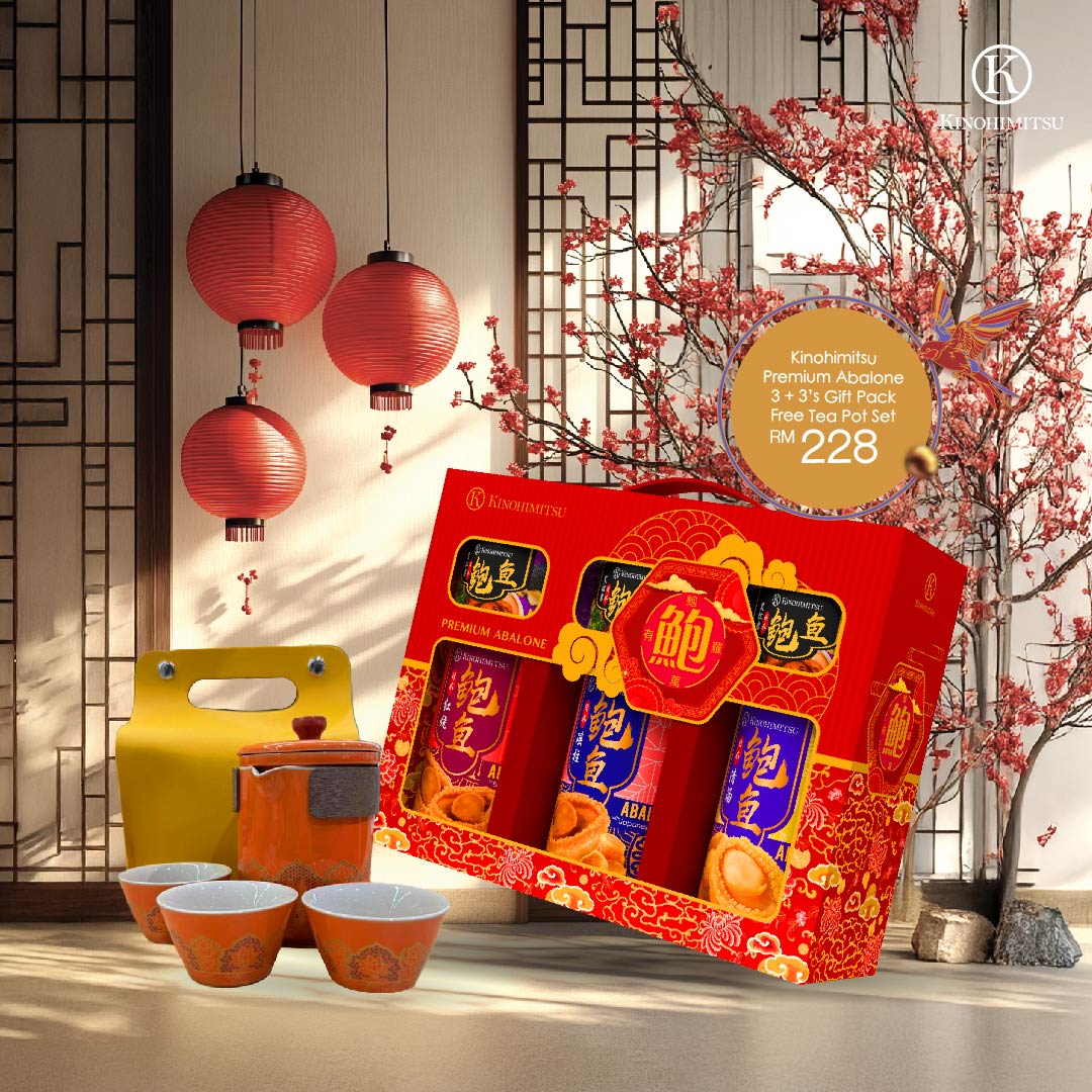 [CNY Special Edition] Kinohimitsu Premium Abalone 3 + 3’s Gift Pack ...