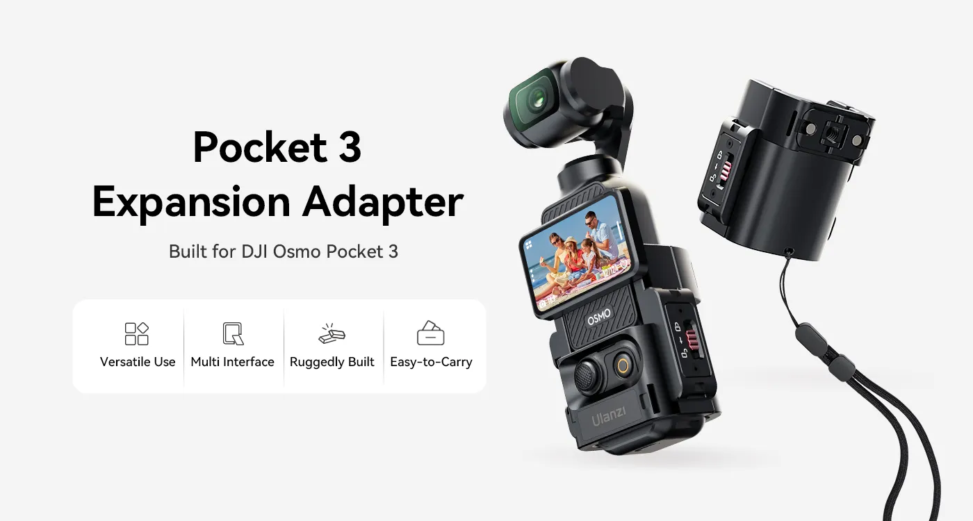 Ulanzi PK06 Expansion Adapter Mount for DJI Osmo Pocket 3 | Shopee Malaysia