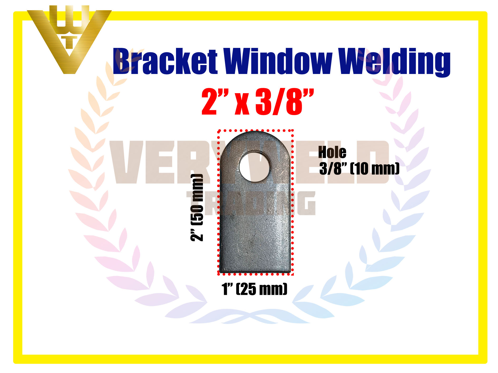 VERYWELD Bracket Grill Door Window Welding Besi Telinga Tingkap Pintu ...